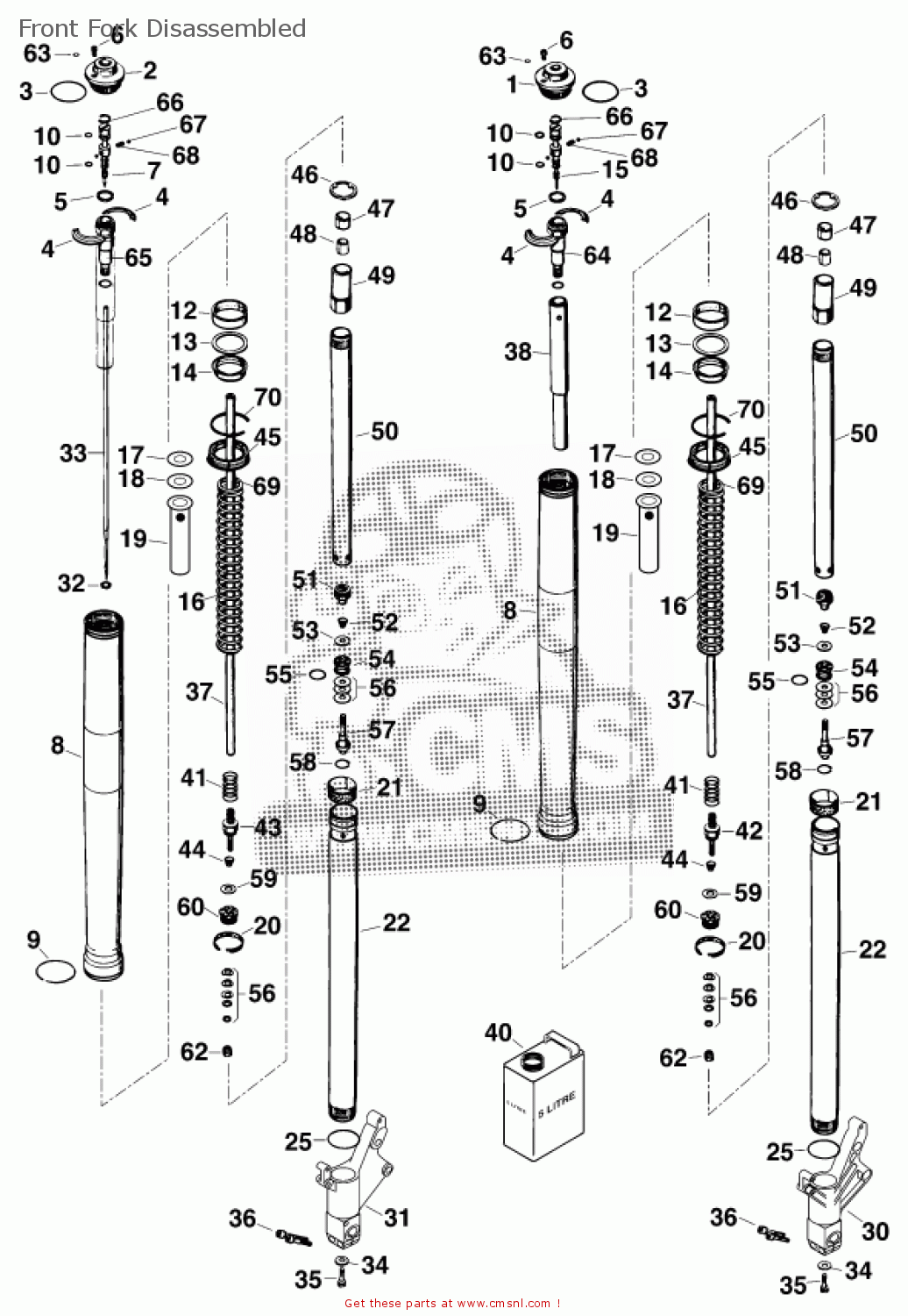 40541257: O-ring Nbr 4x2 Ktm - buy the 40541257 at CMSNL