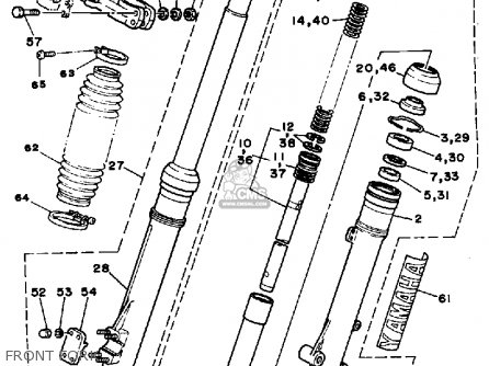 1LX23102L0: Front Fork Asy Lh Yamaha - buy the 1LX-23102-L0 at CMSNL