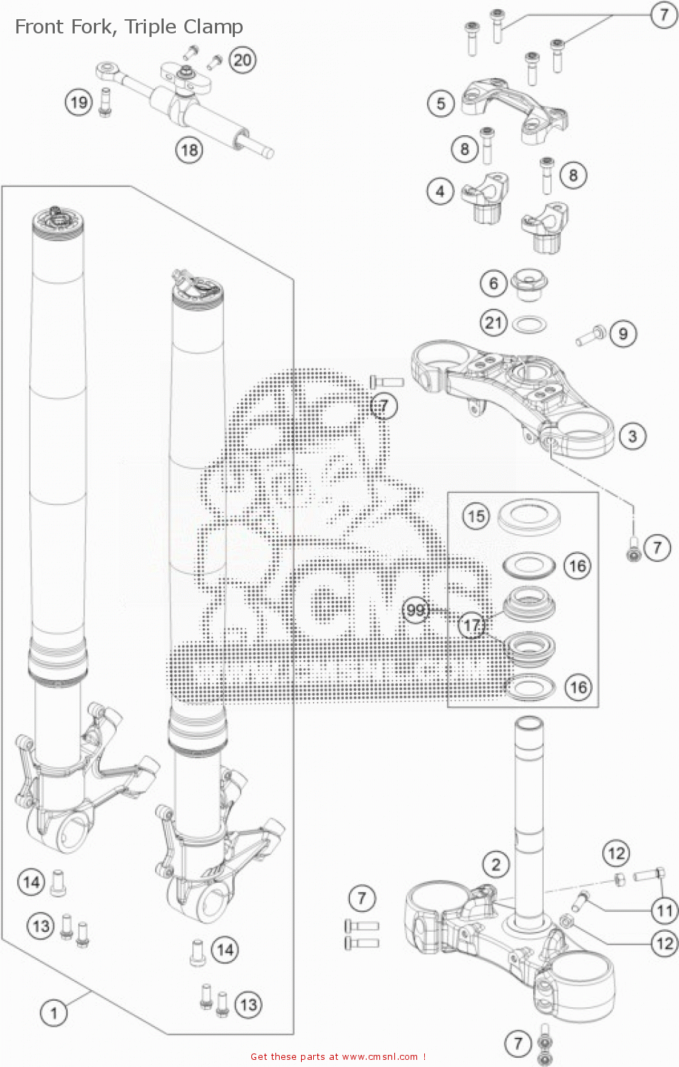 STEARING HEAD GASKET for 790 Adventure R ASEAN 2020 - order at CMSNL