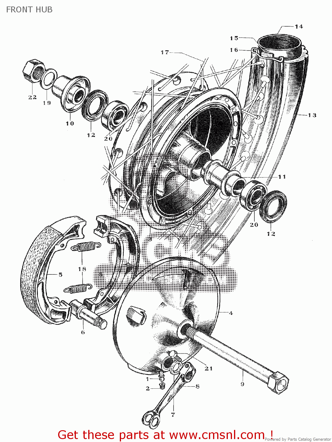 TB5421: Front Panel Comp. Suzuki - buy the TB542-1 at CMSNL