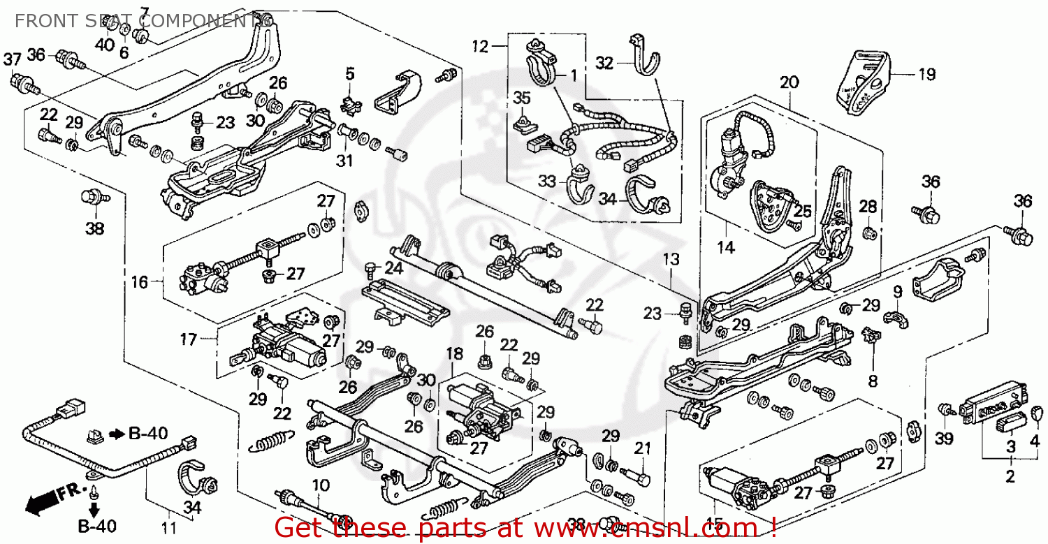 81514SM4G52: Motor Assy Honda - buy the 81514-SM4-G52 at CMSNL