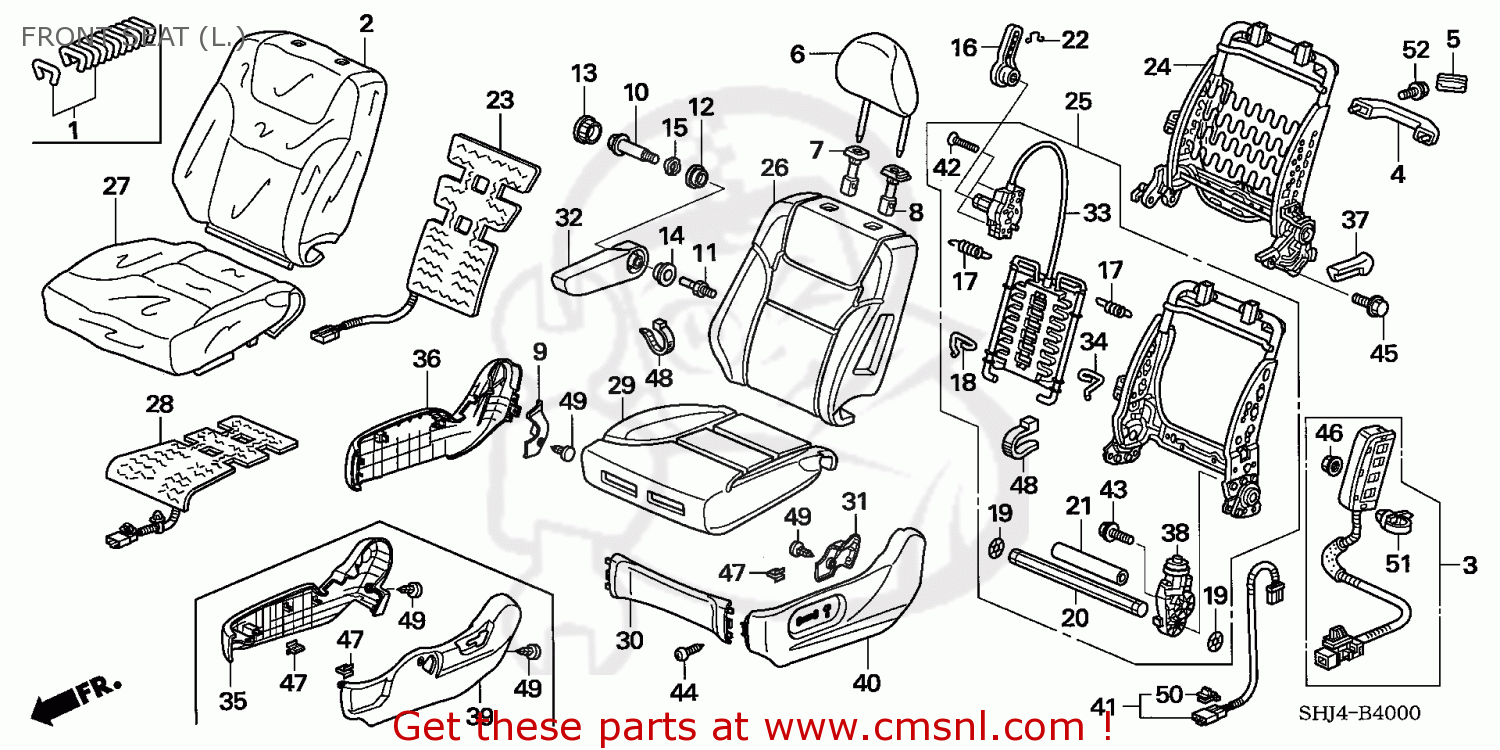 81182SHJA41: Bolt,arm Rest Honda - buy the 81182-SHJ-A41 at CMSNL
