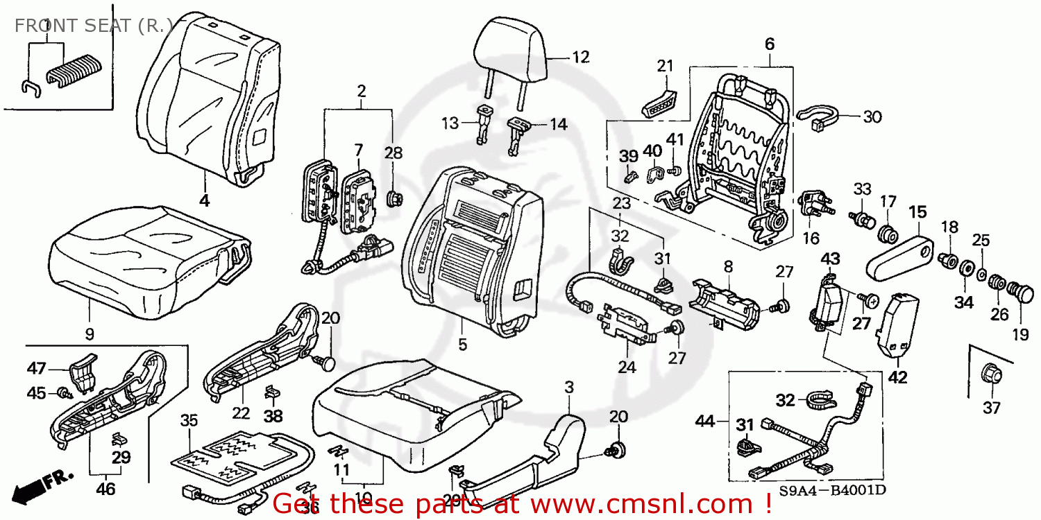 06783S9AA90ZA: Kit,side *nh167l* Honda - buy the 06783-S9A-A90ZA at CMSNL