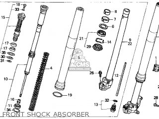 51480KSCA01: Fork Sub Assy,r F Honda - buy the 51480-KSC-A01 at CMSNL