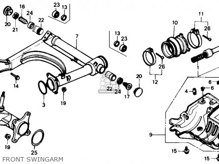 51310HA7771: Swing Arm Comp.fr Honda - buy the 51310-HA7-771 at CMSNL
