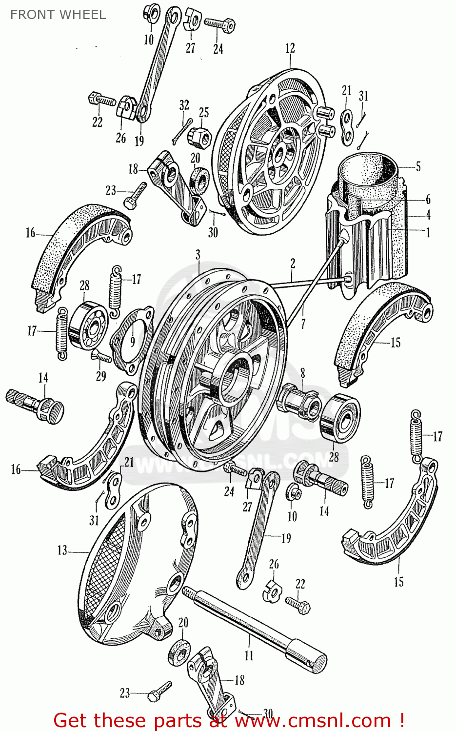 CYR935502: Panel Comp., Front Brake, L/h Honda - buy the CYR93-550-2 at ...