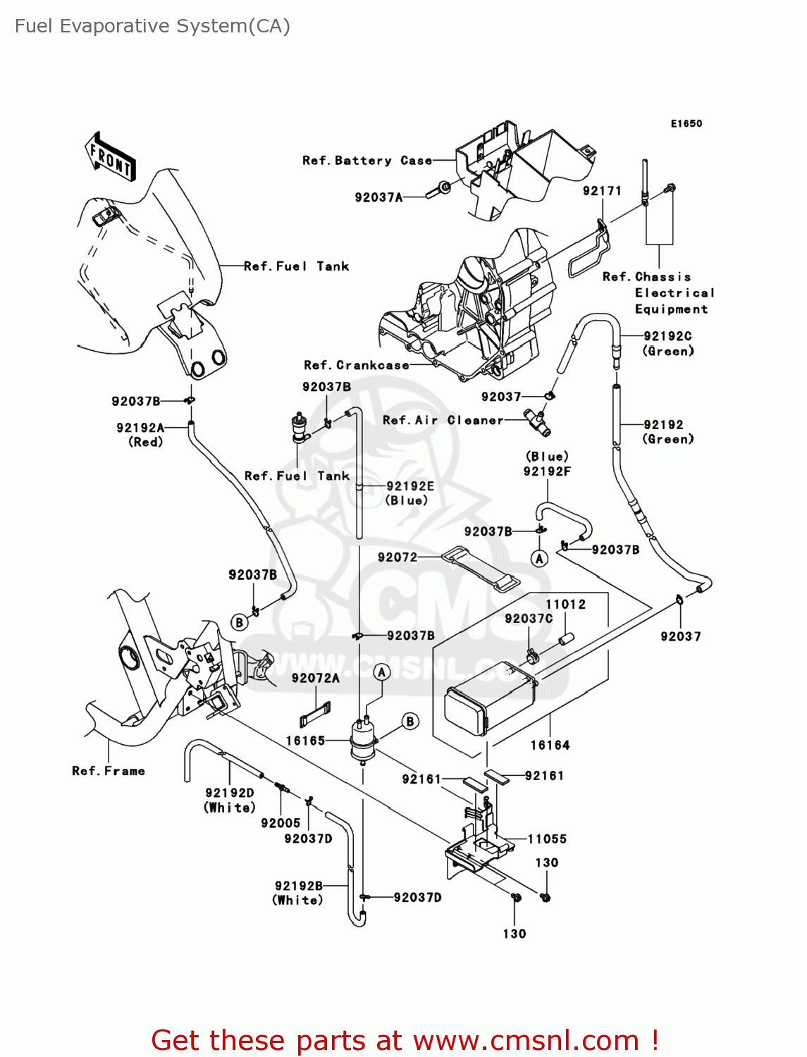 921920660: Tube,separator-tank,r Kawasaki - buy the 92192-0660 at CMSNL