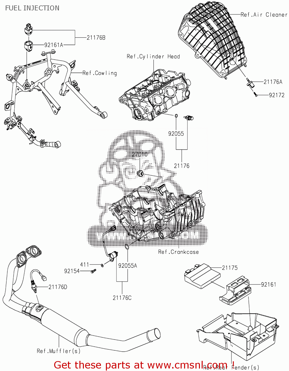 SENSOR,GEAR POSITION for EX400GKFB NINJA 400 2019 EUROPE,MIDDLE EAST ...