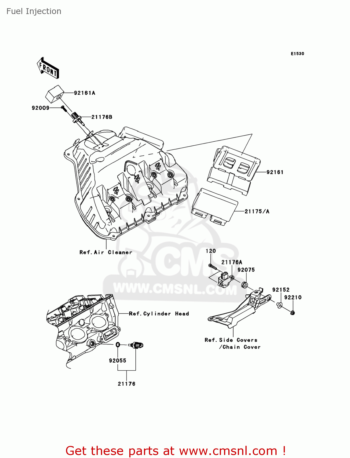 921610985: Damper Kawasaki - buy the 92161-0985 at CMSNL