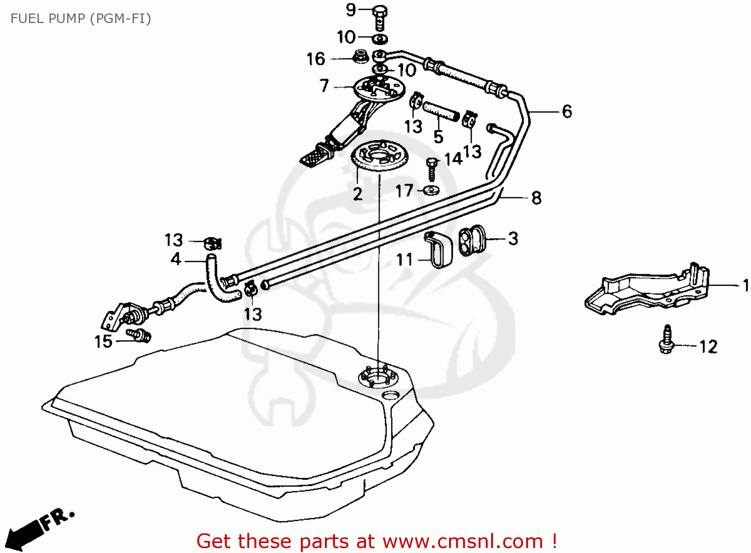 17707SE0931: Hose Comp,fuel Jo Honda - buy the 17707-SE0-931 at CMSNL