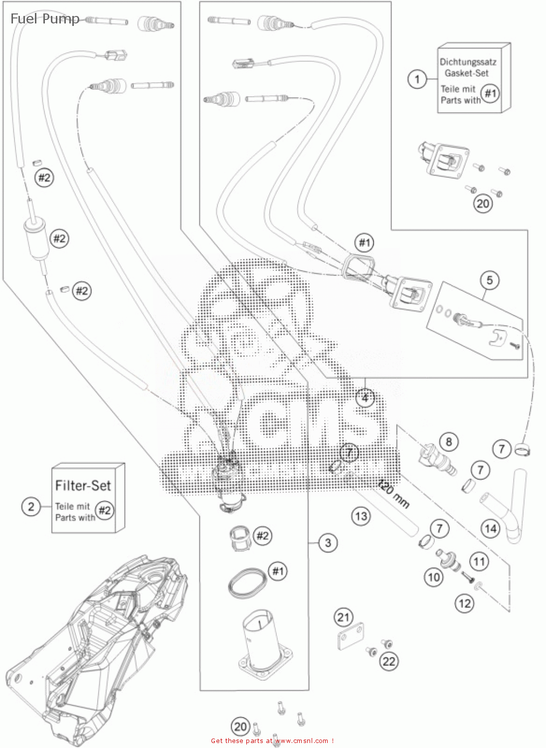 SIDE PANEL BRACKET for 690 SMC R US 2020 - order at CMSNL