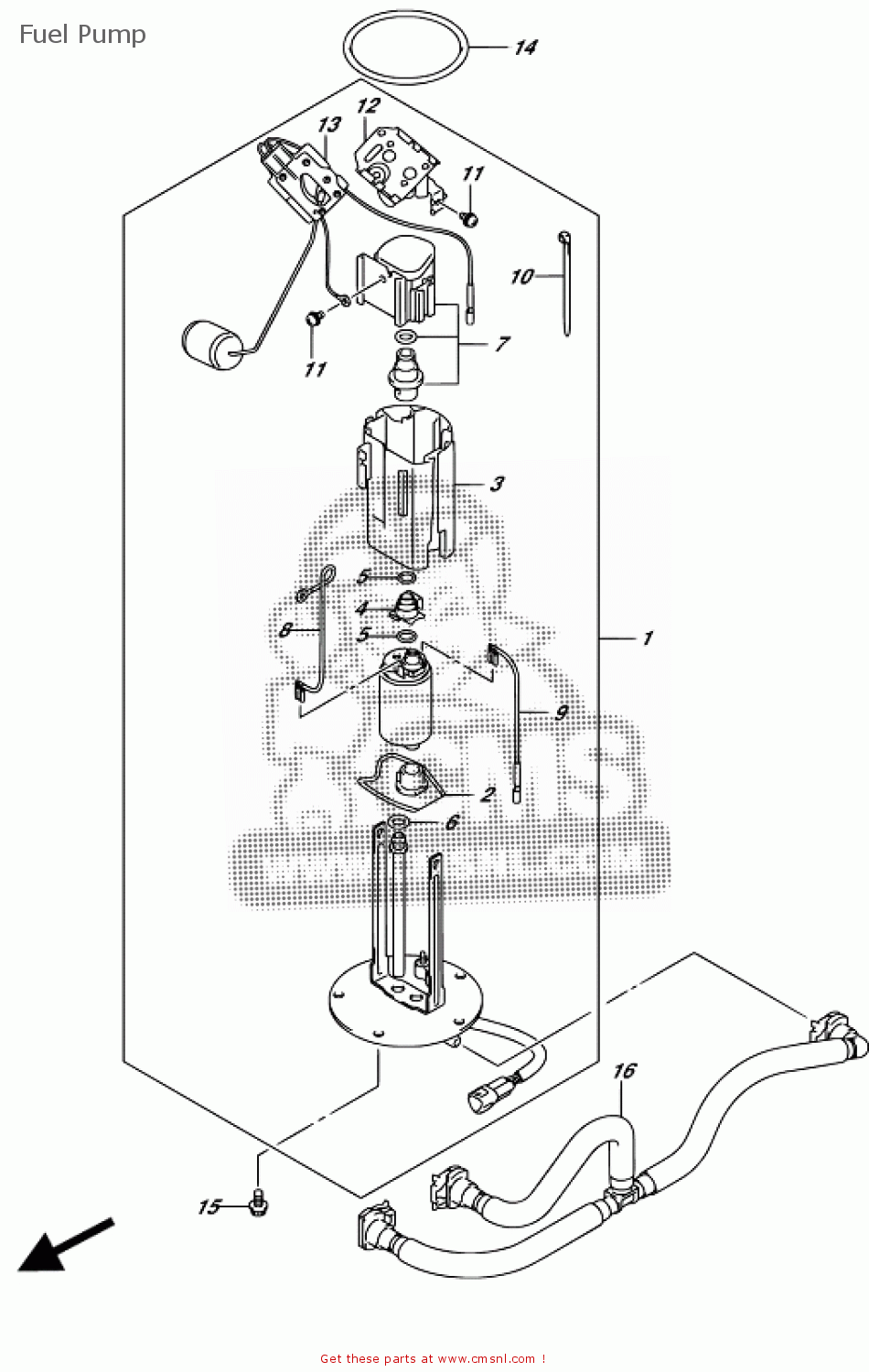HOSE COMP,FUEL for SV650XA 2018 - order at CMSNL