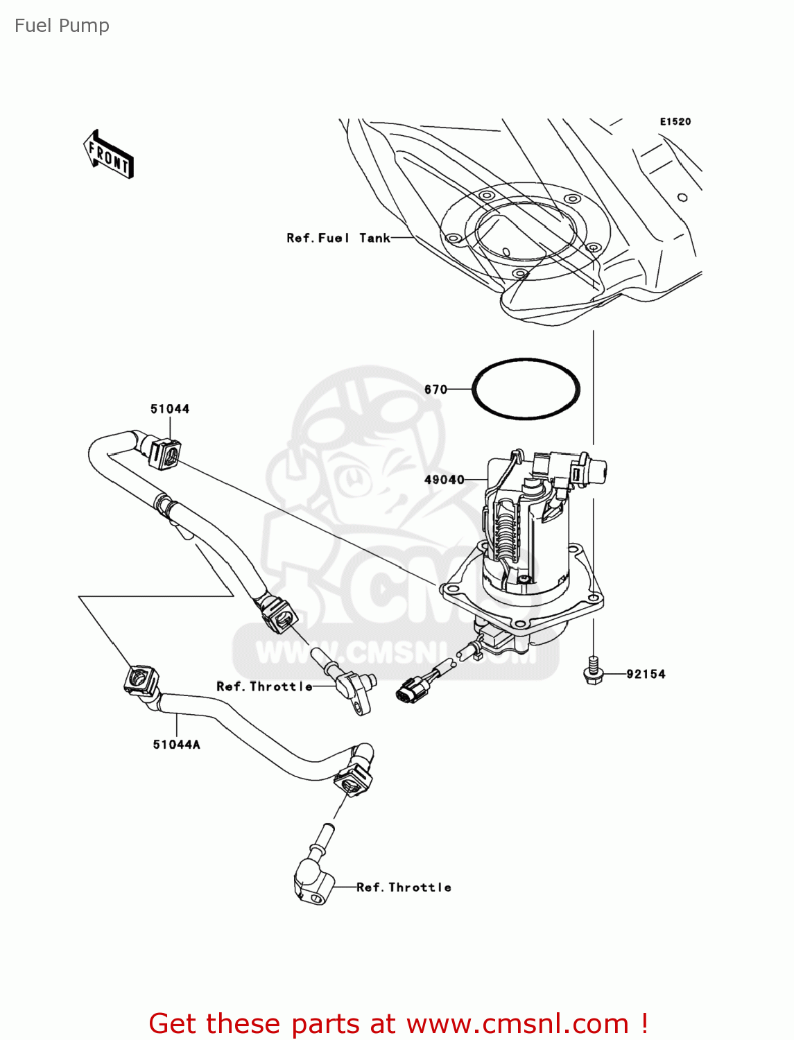 510440715: Tube-assy,fuel Kawasaki - buy the 51044-0715 at CMSNL