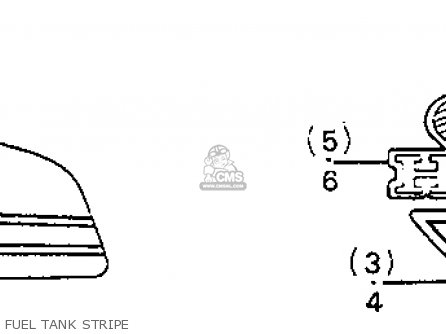 87123152300: Mark, R. Fuel Tank Honda - buy the 87123-152-300 at CMSNL