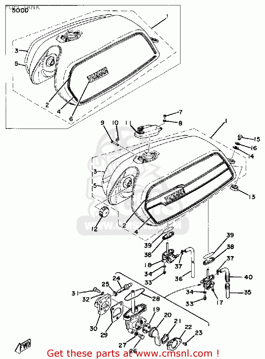 1A82424710: Graphic, Fuel Tank Under Right Yamaha - buy the 1A8-24247-10 at CMSNL