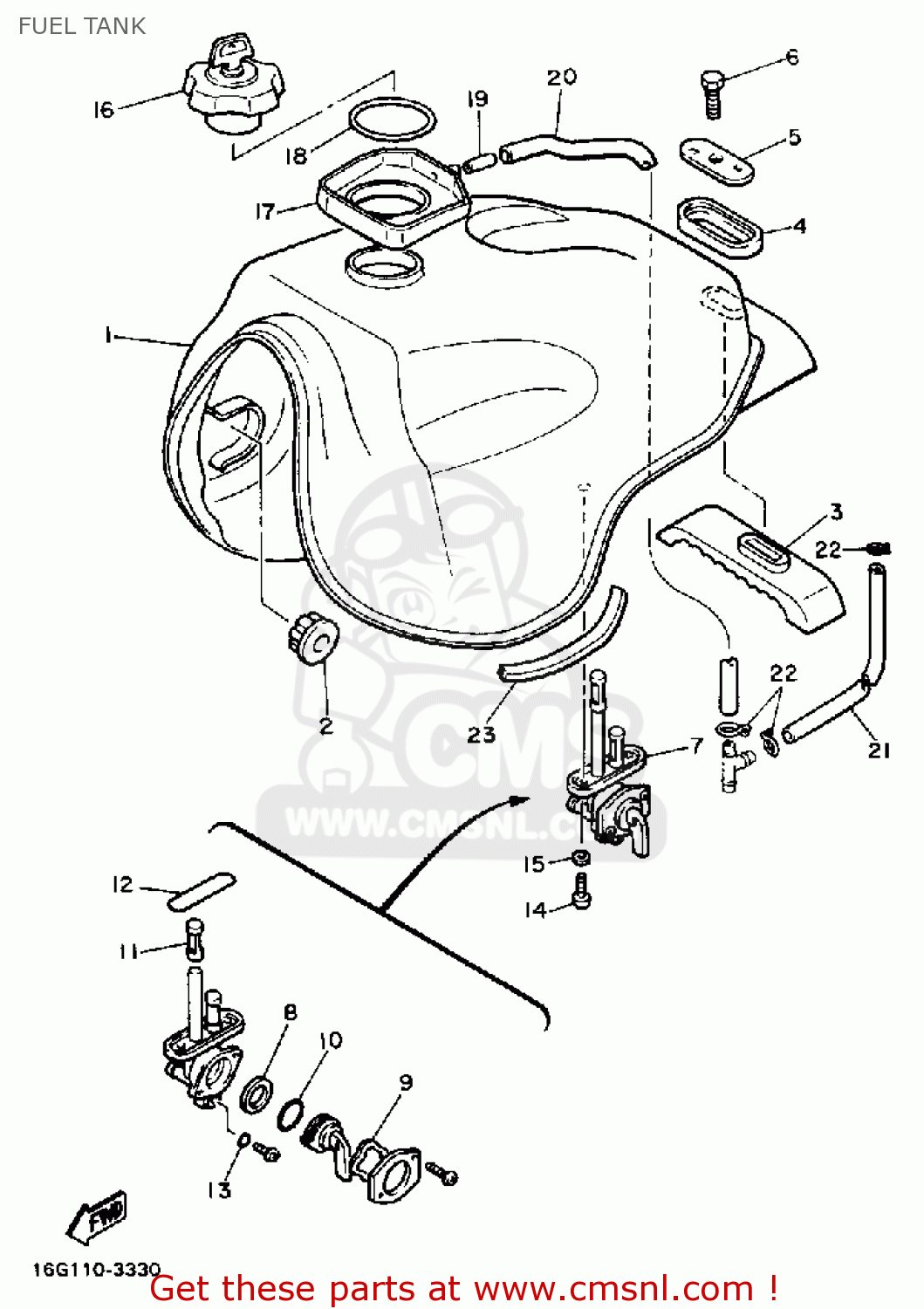 16G2834500: Mole 1 Yamaha - buy the 16G-28345-00 at CMSNL