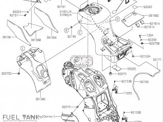 51090518651A: Tank-comp-fuel,m.c.gr Kawasaki - buy the 51090-5186-51A ...
