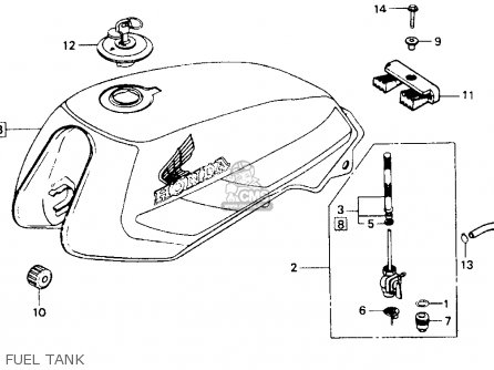 175A1KC1940ZA: Tank, Fuel *r109* Honda - buy the 175A1-KC1-940ZA at CMSNL