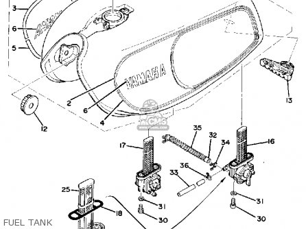 1J72424411: Graphic, Fuel Tank Upper Left Yamaha - buy the 1J7-24244-11 at CMSNL