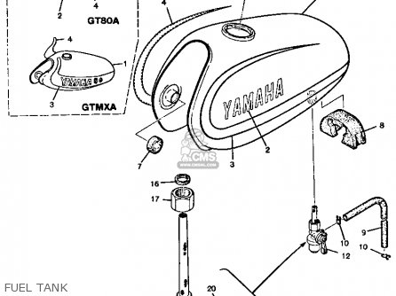 3672424410: Graphic, Fuel Tank Left Yamaha - buy the 367-24244-10 at CMSNL