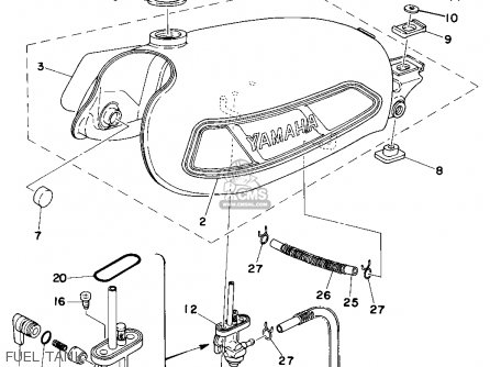 1M12424401: Graphic, Fuel Tank Left Yamaha - buy the 1M1-24244-01-00 at CMSNL