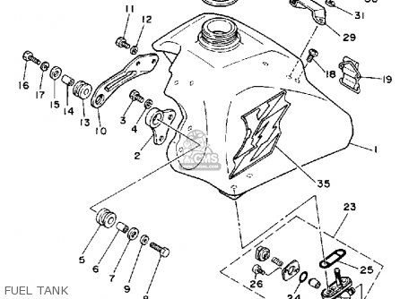 3MK2424410: Graphic, Fuel Tank 1 Yamaha - buy the 3MK-24244-10 at CMSNL