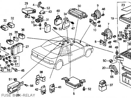 39400SM4003: Relay Assy,main Honda - buy the 39400-SM4-003 at CMSNL