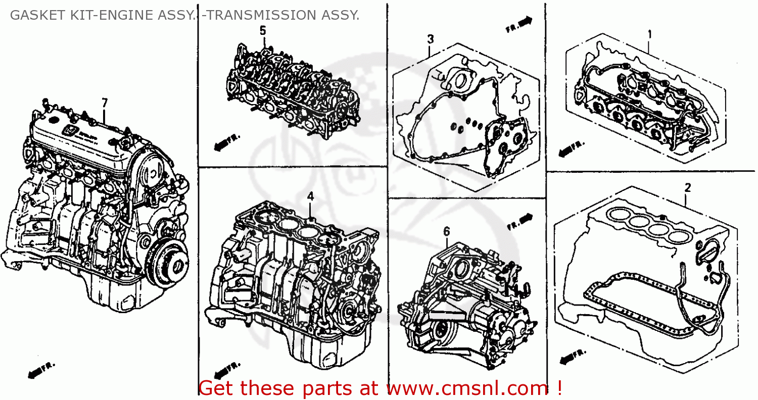10001PT3A60: Engine, Bare (f22a1) Honda - buy the 10001-PT3-A60 at CMSNL