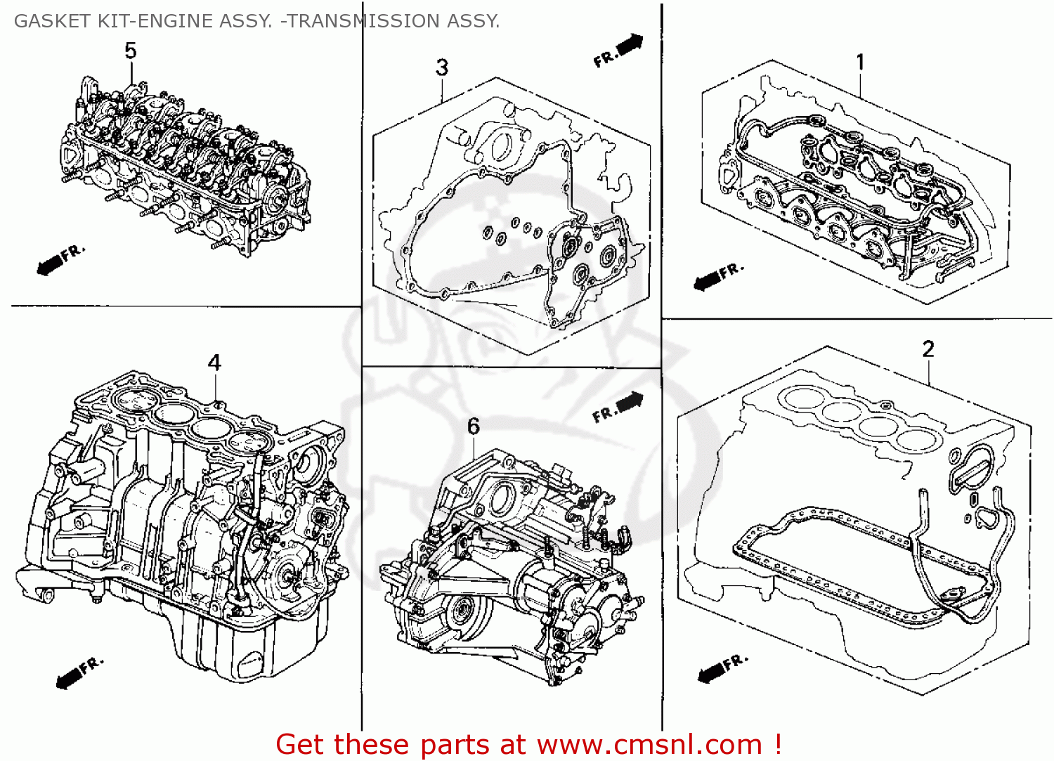10002P0HA01: General Assy. Honda - buy the 10002-P0H-A01 at CMSNL