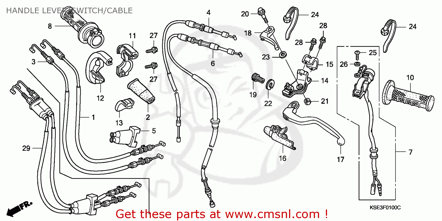 35130KSE671: Sw Assy,eng.stop Honda - buy the 35130-KSE-671 at CMSNL