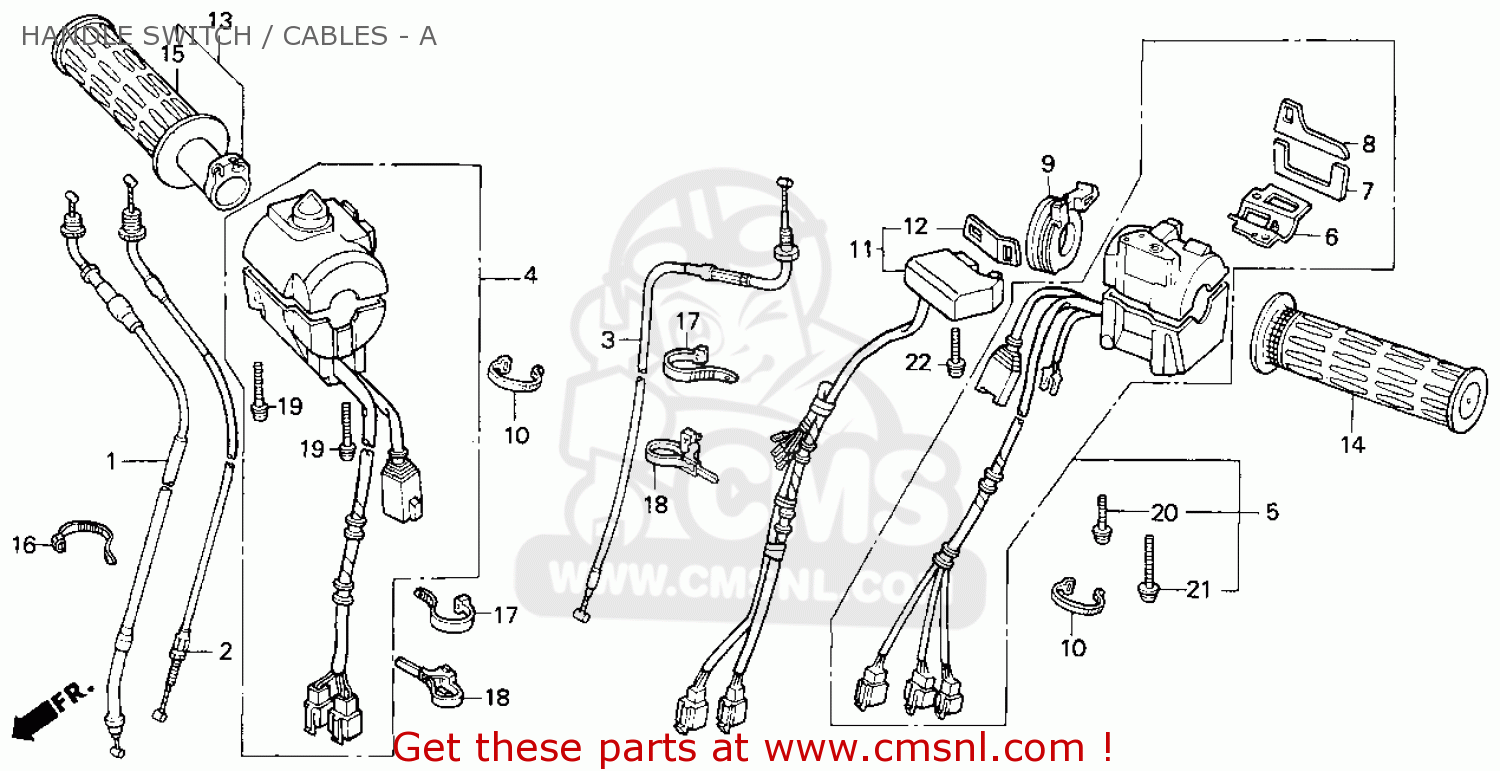 35209MAMA90: Lever Comp,choke Honda - buy the 35209-MAM-A90 at CMSNL