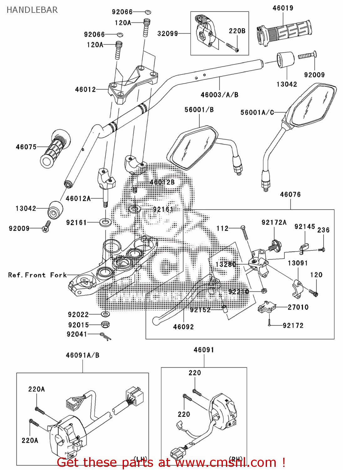 460910172: Housing-assy-control, Kawasaki - buy the 46091-0172 at CMSNL