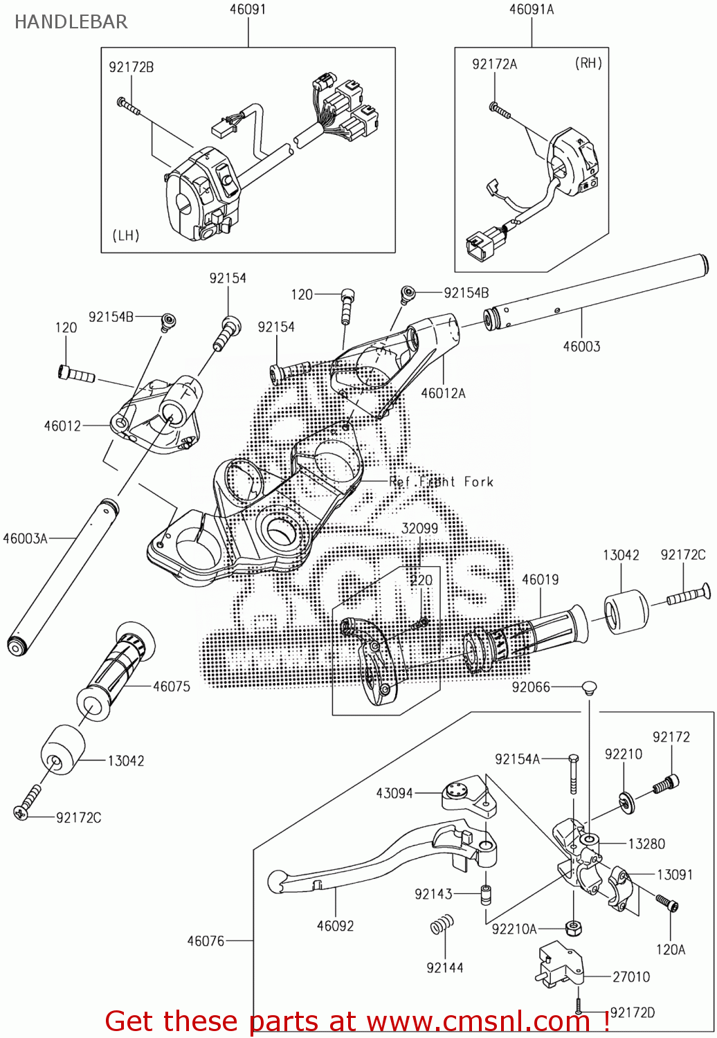 460910348: Housing-assy-control, Kawasaki - buy the 46091-0348 at CMSNL