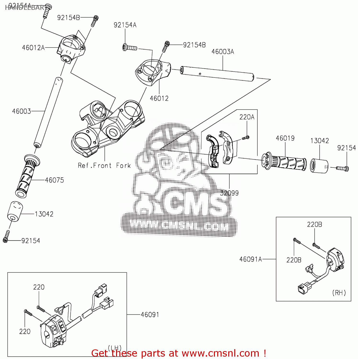 460910331: Housing-assy-control, Kawasaki - buy the 46091-0331 at CMSNL