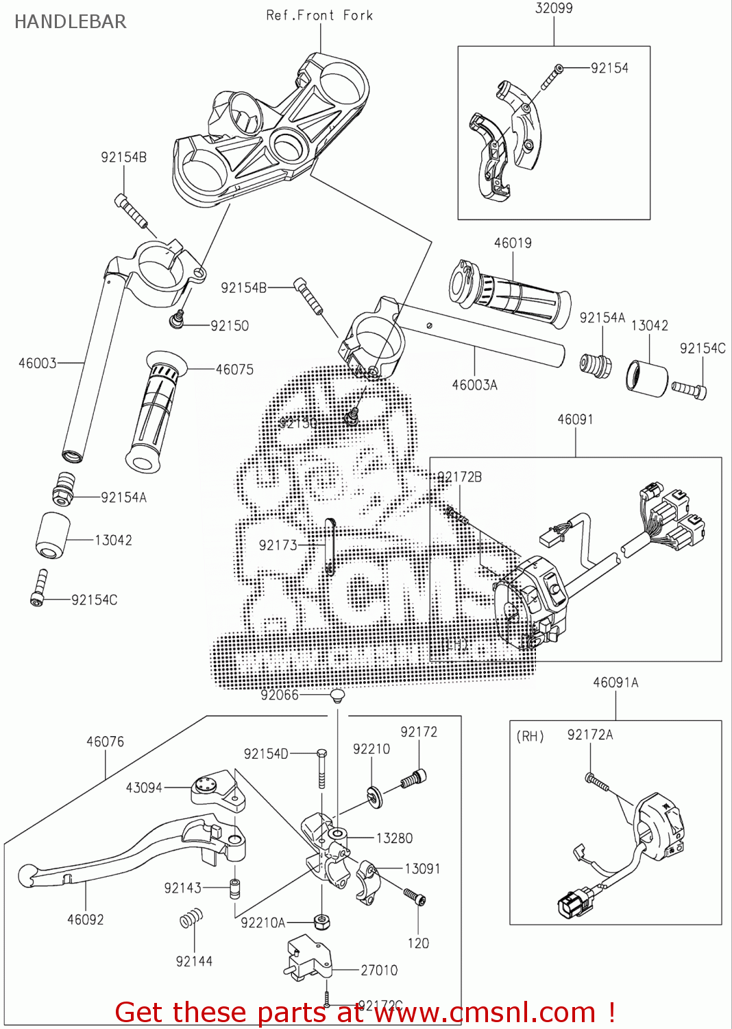 460910421: Housing-assy-control, Kawasaki - buy the 46091-0421 at CMSNL