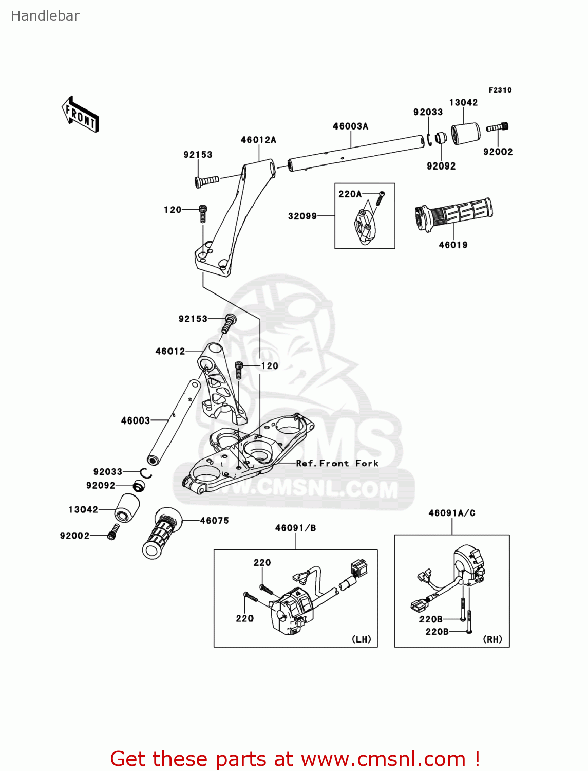 460910143: Housing-assy-control, Kawasaki - buy the 46091-0143 at CMSNL