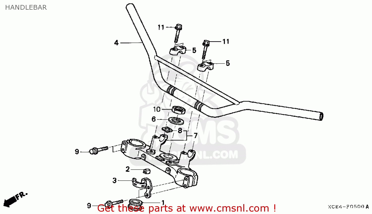 53300KCE670: Bridge Comp,fork Honda - buy the 53300-KCE-670 at CMSNL