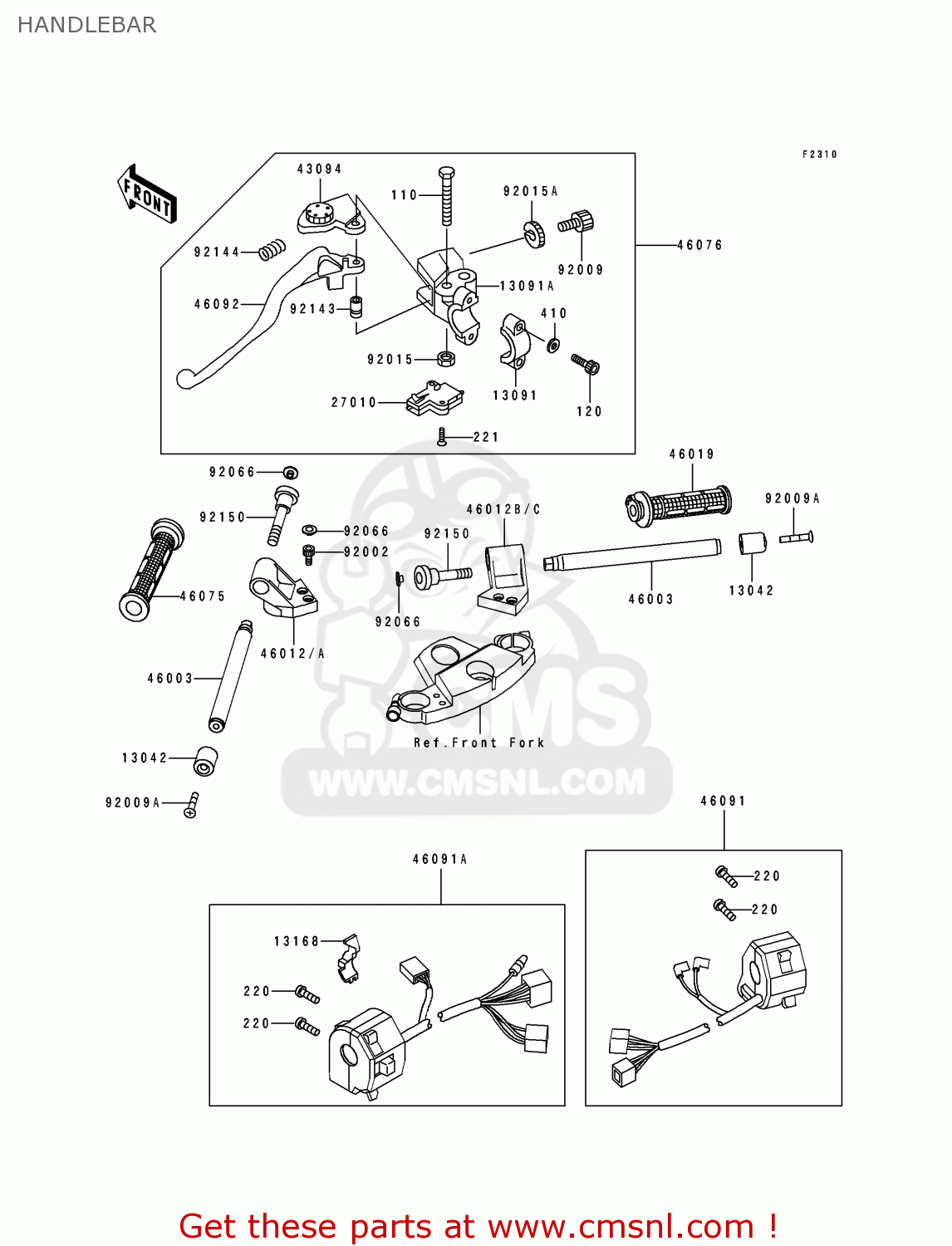 460911533: Housing-assy-control, Kawasaki - buy the 46091-1533 at CMSNL