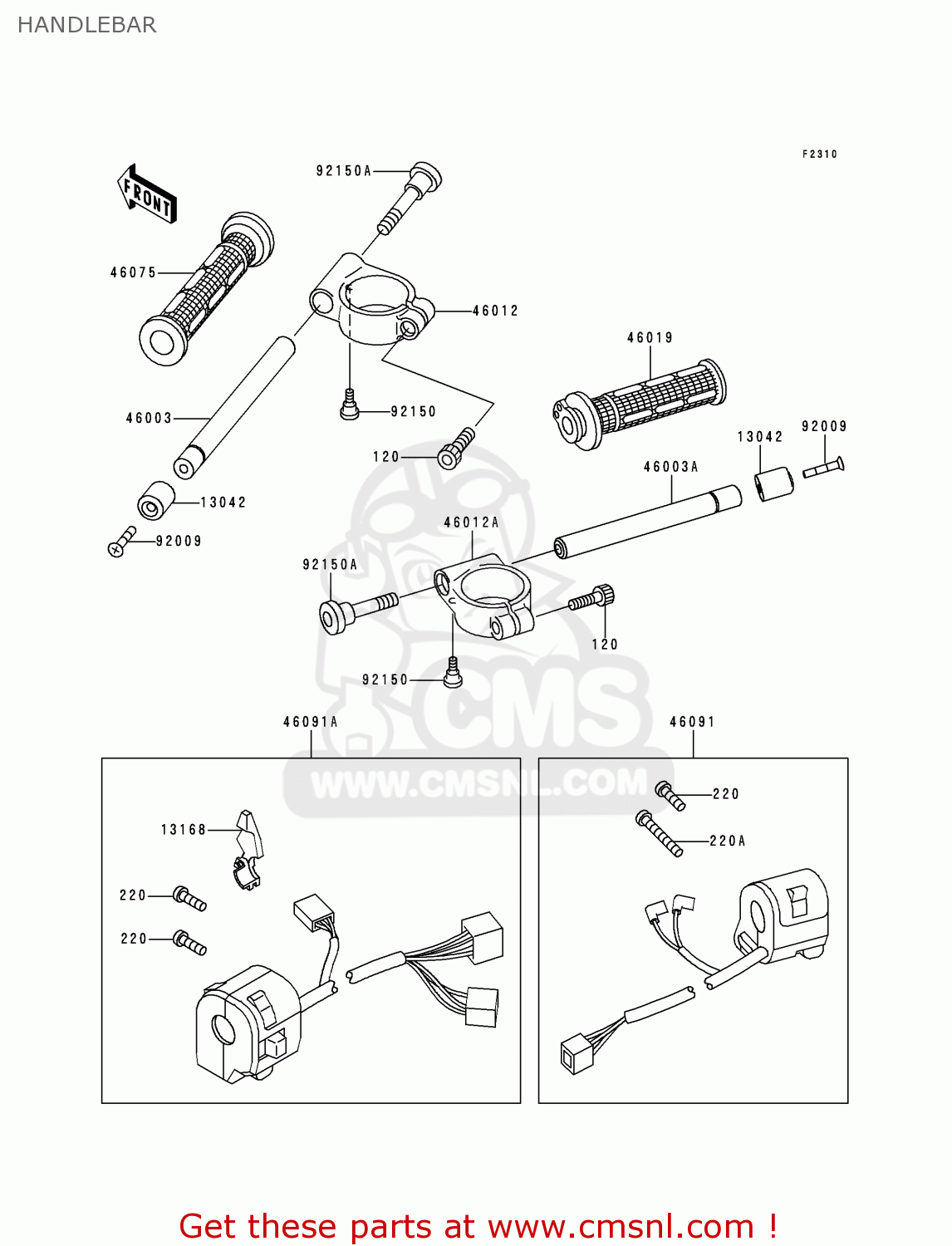 460911591: Housing-assy-control, Kawasaki - buy the 46091-1591 at CMSNL