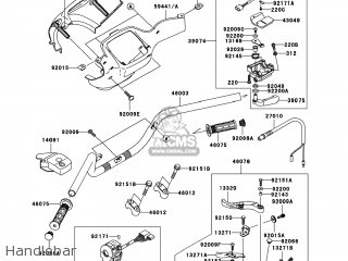 460031566: Handle Kawasaki - buy the 46003-1566 at CMSNL