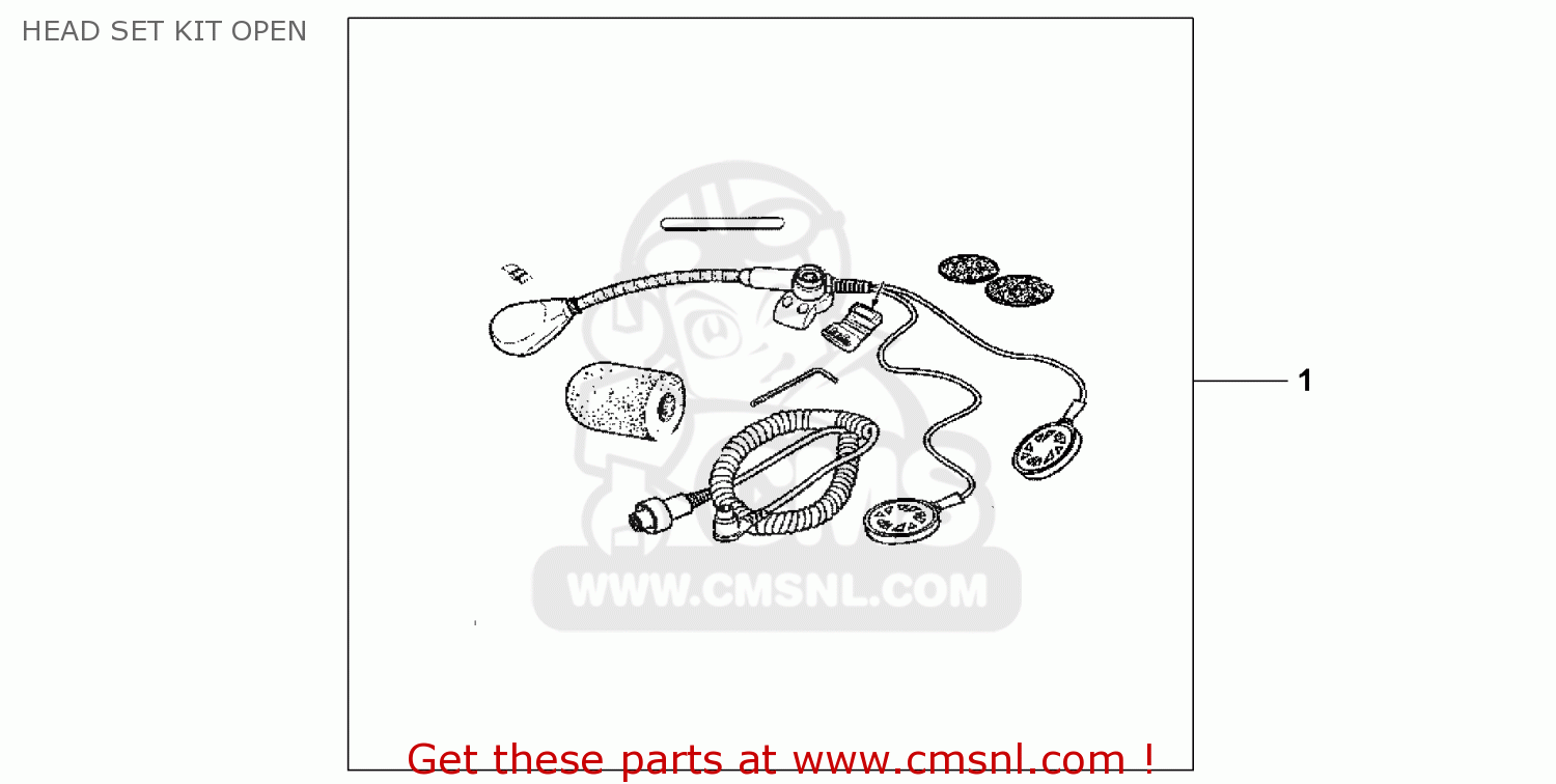 08B82MAM100: Headset Kit Open Fac Honda - buy the 08B82-MAM-100 at CMSNL