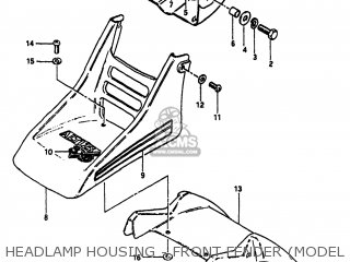 FENDER,FRONT for ALT125 1985 (F) USA (E03) - order at CMSNL