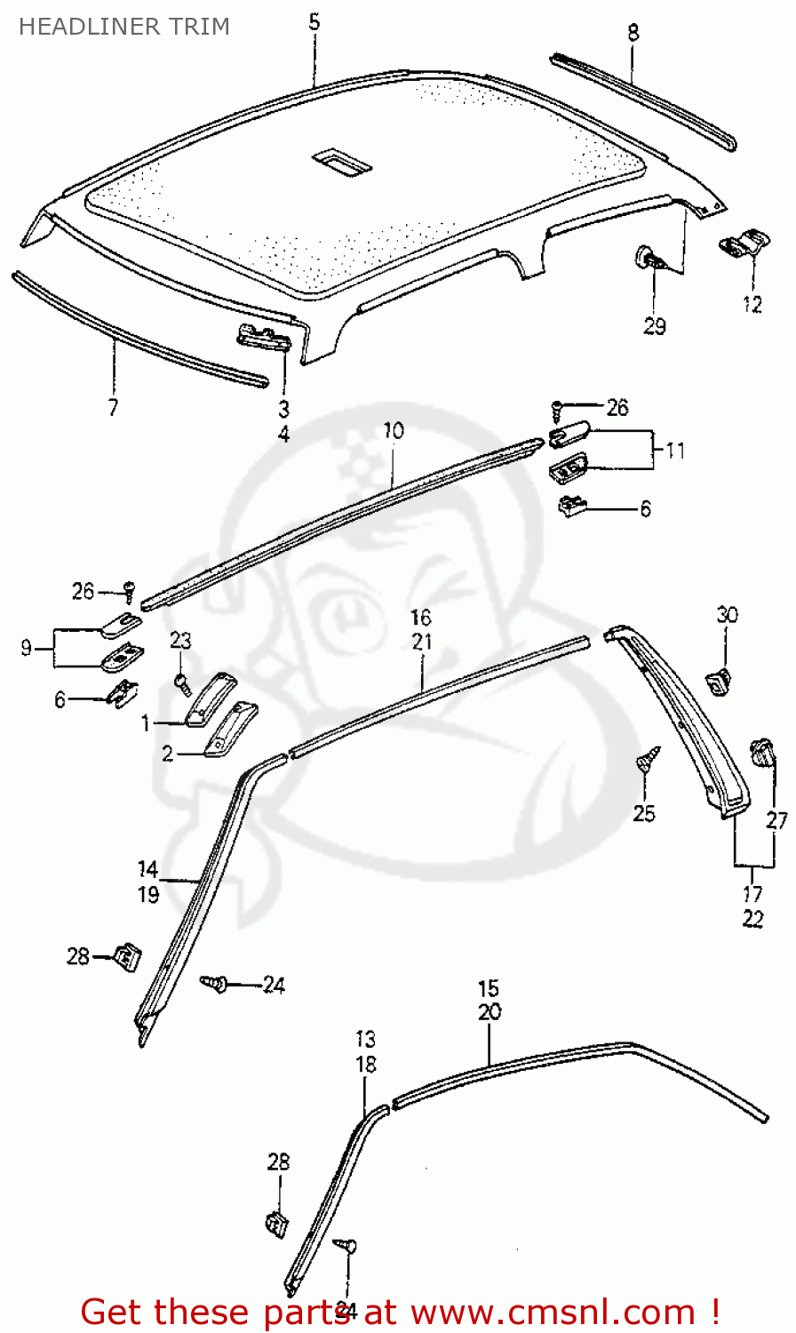 71800SA6673ZD: Lng Roof *r-33l* Honda - buy the 71800-SA6-673ZD at CMSNL