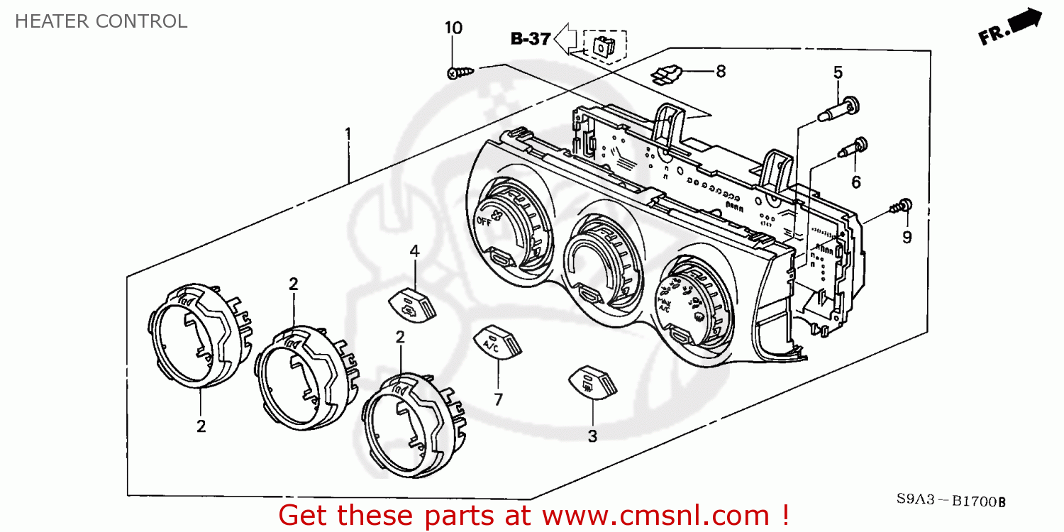 79500S9AA03ZA: Contl Ass*nh167l* Honda - buy the 79500-S9A-A03ZA at CMSNL