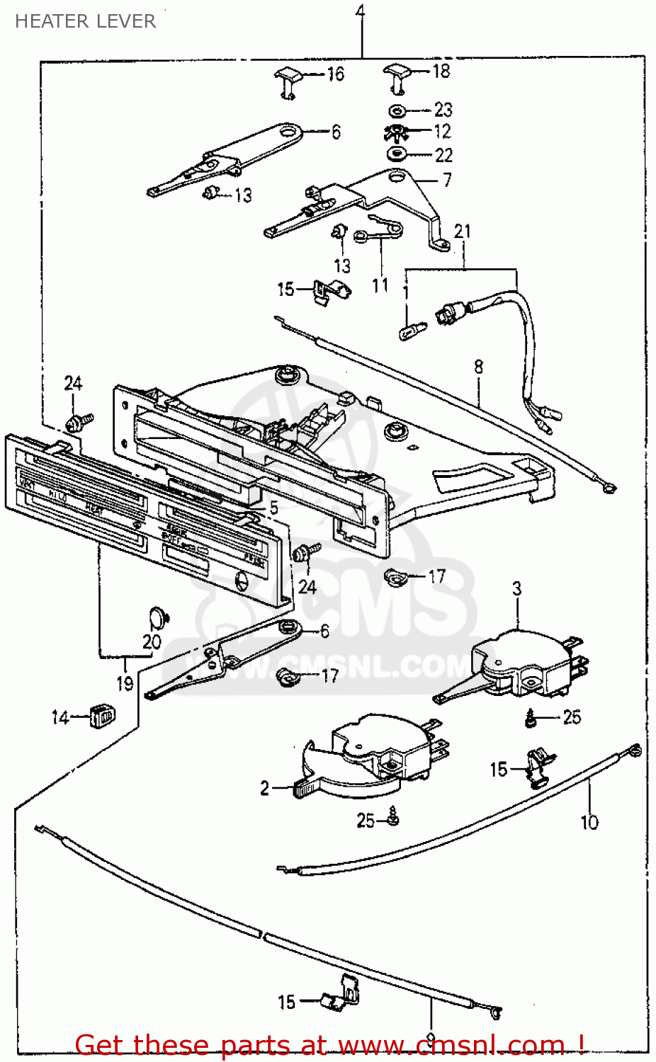 39386693000: Shaft,f/r Lever Honda - buy the 39386-693-000 at CMSNL