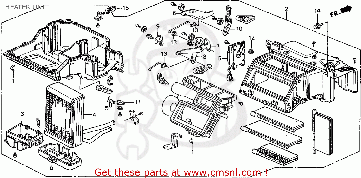 79100SH2A02: Heater Unit Assy. Honda - buy the 79100-SH2-A02 at CMSNL