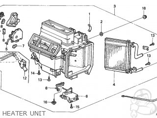 79100S84A01: Heater Unit Assy Honda - buy the 79100-S84-A01 at CMSNL