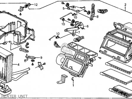 79100SH5A01: Heater Unit Assy Honda - buy the 79100-SH5-A01 at CMSNL