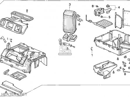 79100SR2G01: Heater Unit Assy Honda - buy the 79100-SR2-G01 at CMSNL