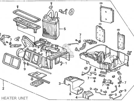 79100SS0G01: Heater Unit Assy Honda - buy the 79100-SS0-G01 at CMSNL